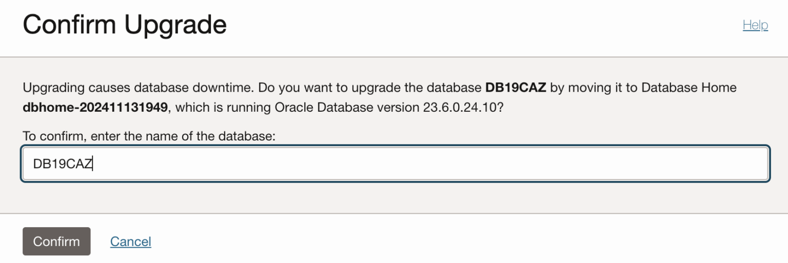 Upgrade from 19c to 23ai using AutoUpgrade – Exadata Database Service ...