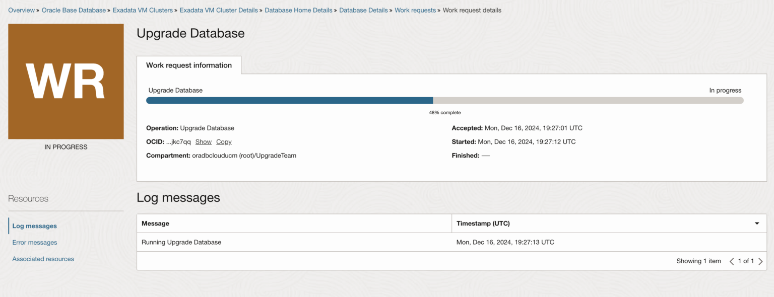 Upgrade from 19c to 23ai using AutoUpgrade – Exadata Database Service ...